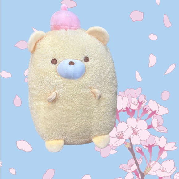 miniso. kwaii | Toys | Miniso Kawaii Yellow Bear W Pink Beret | Poshmark